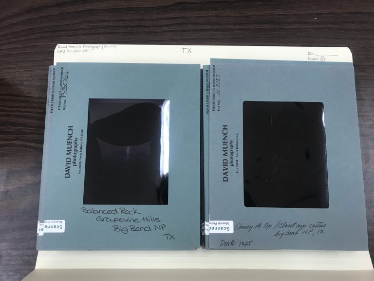 Processing the David Muench Photography Records